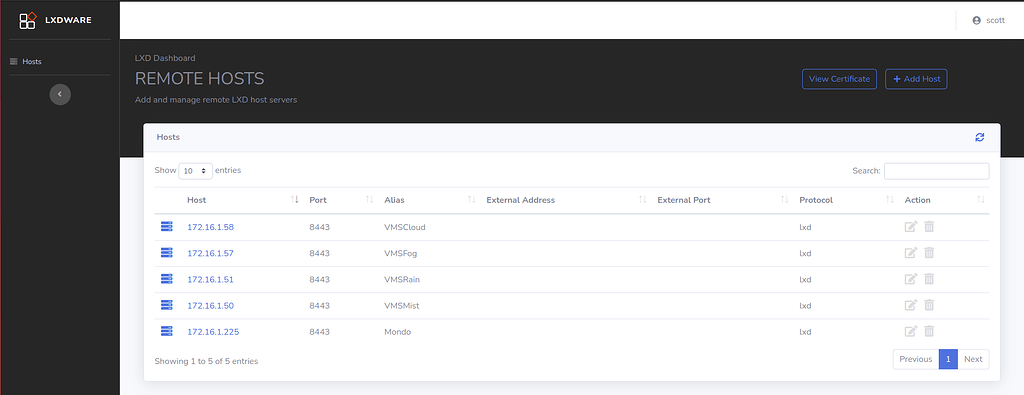 LXD Dashboard Backup Storage - ScottiByte's Discussion Forum