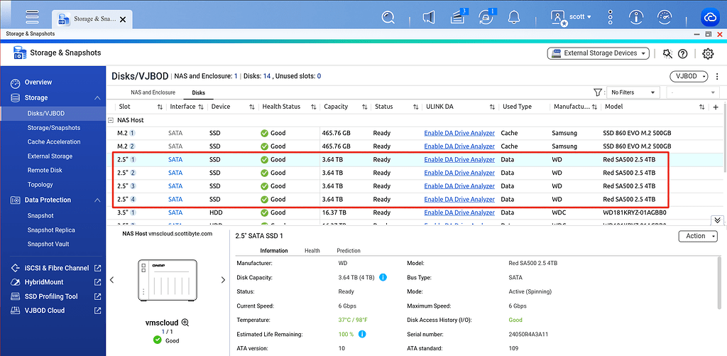 Using a SATA SSD RAID 5 Storage Pool to Improve Performance on a QNAP NAS - ScottiByte's ...