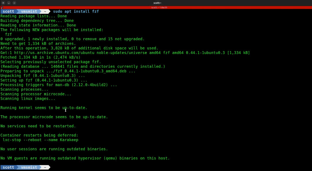 Fuzzy Command Line Finder (FZF) for Linux & Windows - ScottiByte's Discussion Forum