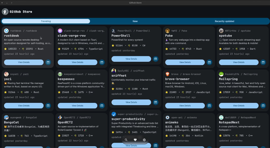 GitHub Store (Windows, Linux, MacOS & Android) - ScottiByte's Discussion Forum