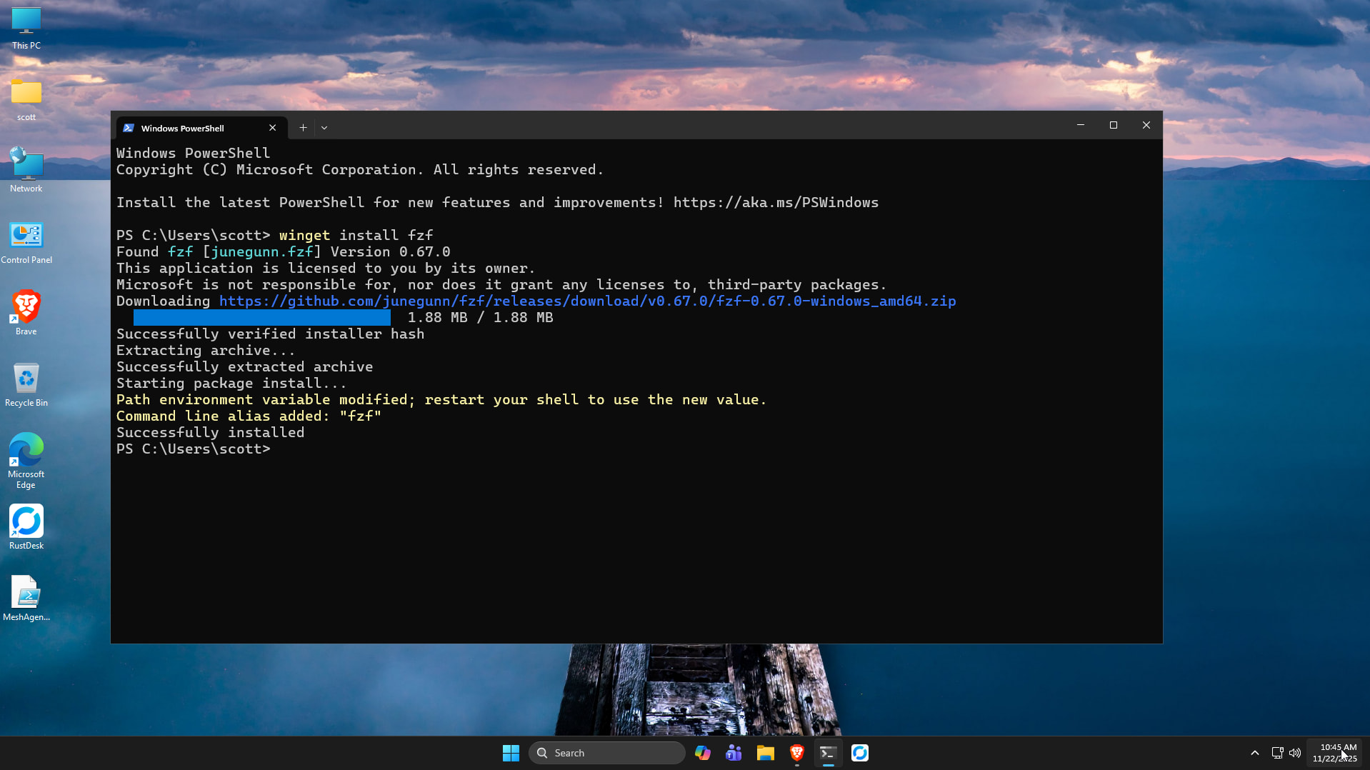 Fuzzy Command Line Finder (FZF) for Linux & Windows - ScottiByte's Discussion Forum